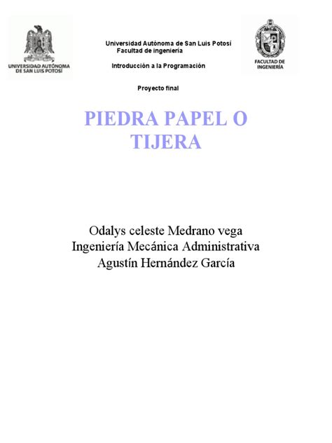Proyecto Programacion Pdf Programa De Computadora Programación