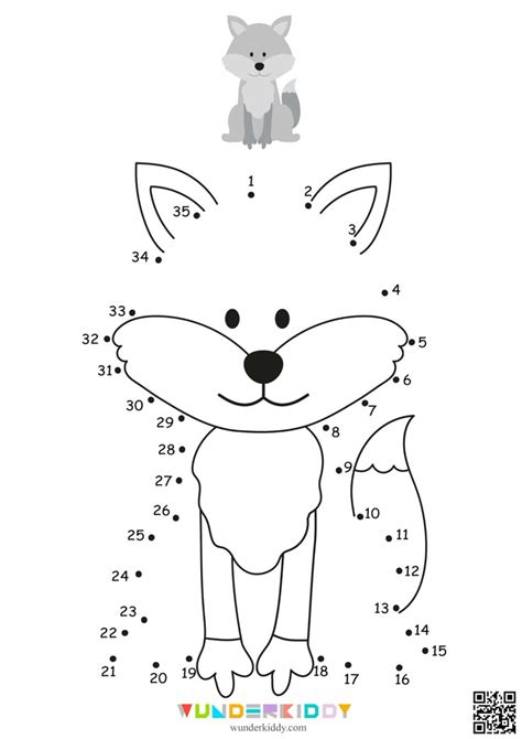 Printable Connect The Dots Math Worksheet For Kindergarten Math