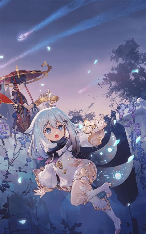 Video Game Genshin Impact Paimon Genshin Impact X Phone Hd Wallpaper