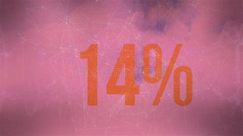 Animation Of Increasing Percentage With Graphical Connecting Dots