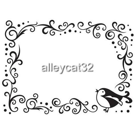 60 Darice Embossing Folder Essentials Bird Scroll Frame 1216 63 Ebay In 2025 Paper