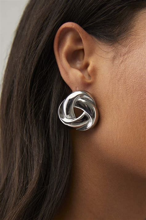 8 Other Reasons Circular Earring In Silver Fashionpass