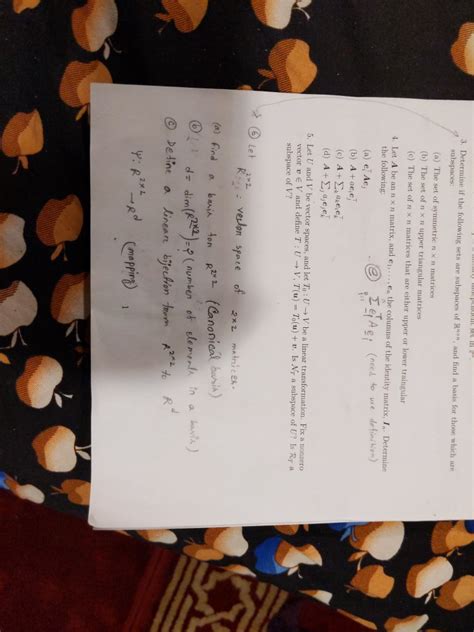 Solved Determine If The Following Sets Are Subspaces Of Chegg