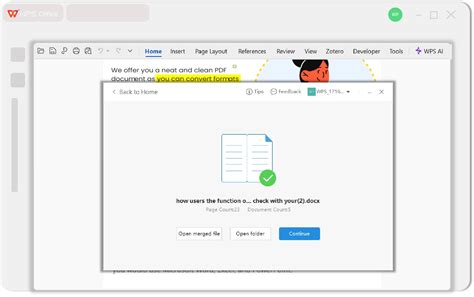 Wps Merge Word Documents Combine And Streamline Your Files