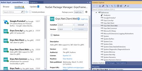 Develop Grpc Client In Net Framework Grpc Web
