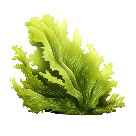 รูปสาหร่าย Fucus พร้อมพื้นผิวและรูปร่างที่มีรายละเอียด Png Fucus