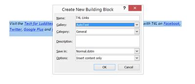 Save Text Snippets To Easily Reuse In Microsoft Word Tech For Luddites