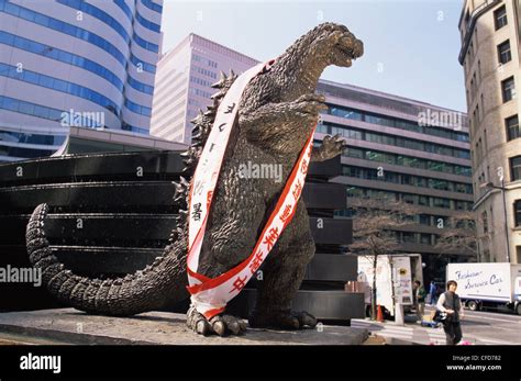 Godzilla Statues In Japan At Becky Craig Blog