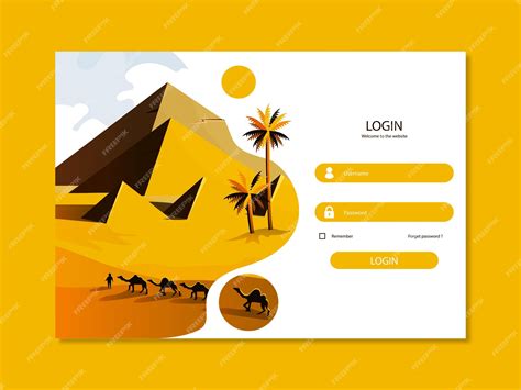 Premium Vector Vector Login Ui Ux Design Concept And Illustration