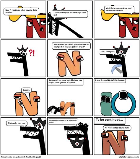 Alpha Comix Mega Comic Final Battle Part Comic Studio