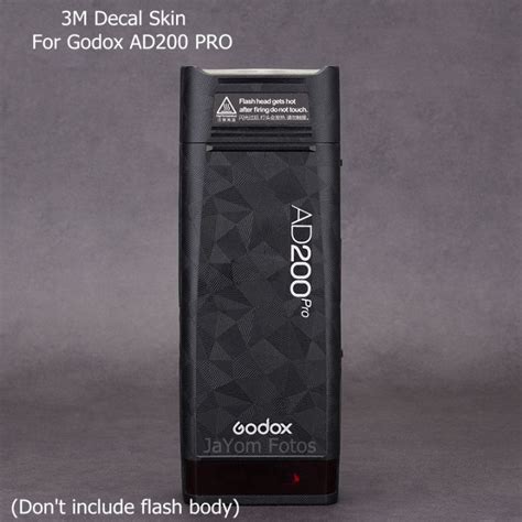 Ad200 Pro Decal Skin Vinyl Wrap Film Pocket Flash Sticker Protector Coat For Godox Ad200pro