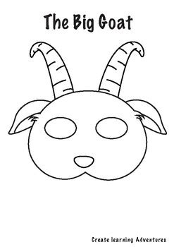 Goat Mask Printable