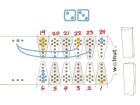 Easy Backgammon Rules Of Play For Quick Learning Walnut