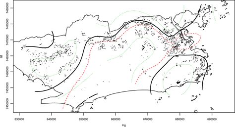 Final Spatial Analysis Model Using The Generalized Additive Model Gam Download Scientific