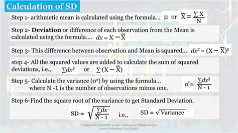 Unit 7 Biostatistics Standarddeviationpdf