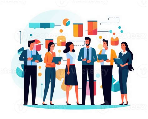 Business Employees Sharing Information Ai Generated 28711959 Png