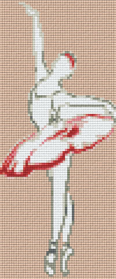 Pixelhobby Klassik Vorlage Ballerina