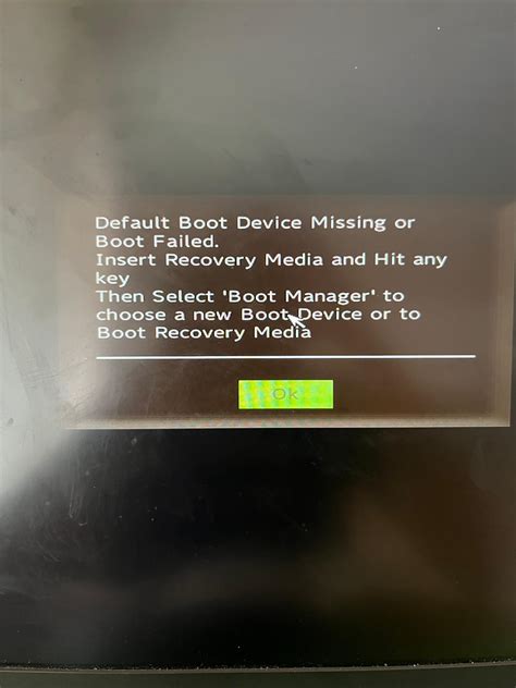 monster notebook abra a5 default boot device missing or boot failed