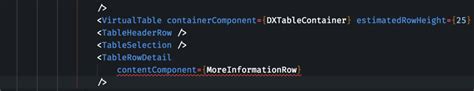 Tablerowdetail Has Required Props Togglecolumnwidth Togglecellcomponent Rowcomponent And