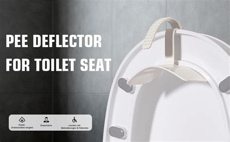 Toilet Splash Guard Pee Deflector Urine Guard Prevents