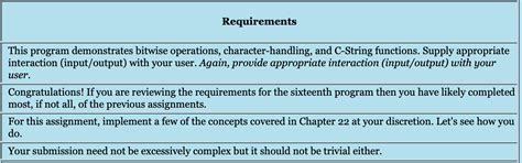 Solved Requirements This Program Demonstrates Bitwise