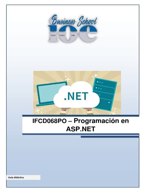 Programacion Asp Net Pdf Evaluación Páginas Del Servidor Activo