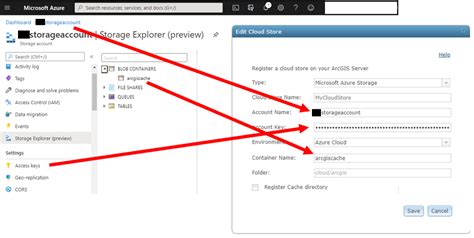 Addingregistering Azure Blob As A Datastore Env Esri Community