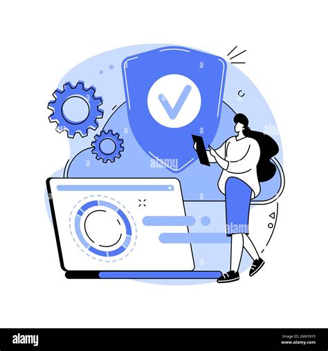 Cloud Security Abstract Concept Vector Illustration Cyber Security