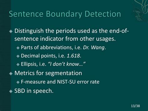 Ppt Classical Chinese Sentence Segmentation Using Sequence Labeling Approaches Powerpoint