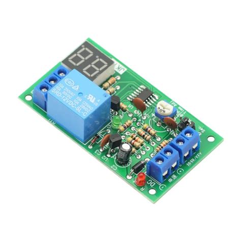1pcs Dc 12v Led Display Countdown Timing Timer Delay Turn Off Relay