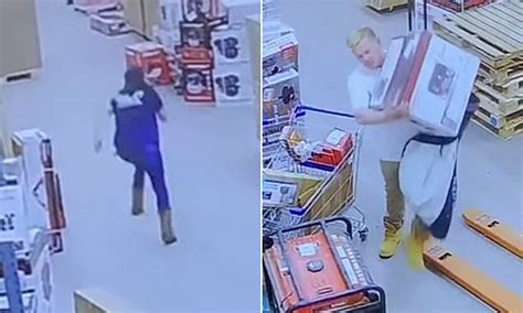 Terrifying Moment A Store Employee Finds A Man HIDING Among The Shelves In The Stock Room