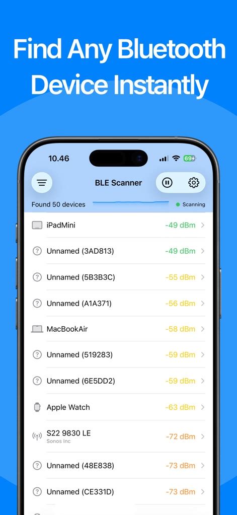 Ble Scanner Bluetooth Finder Utilities App Mwm