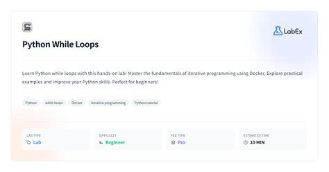 Aprenda Laços While Em Python Tutorial Prático Labex