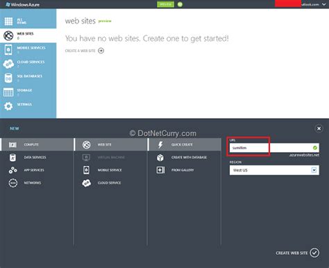 Getting Started With Aspnet Webmatrix 2 And Azure Websites Dotnetcurry