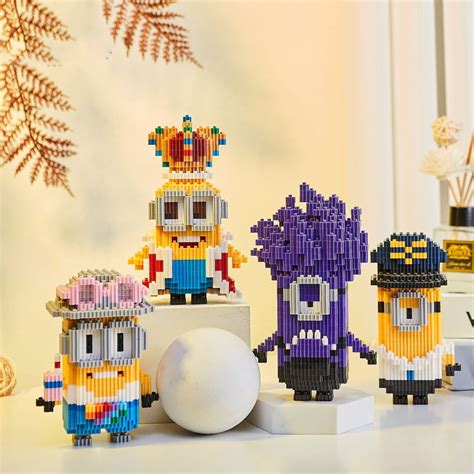 Minions Super Cute Miniature Building Blocks Linoos