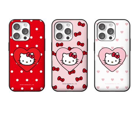 정품아이폰갤럭시z플립 헬로키티 하트 스마트톡 카드케이스 오픈형 2장 카드범퍼 카드수납 산리오 에이블리