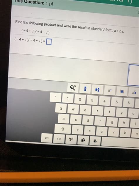 solved find the following product and write the result in