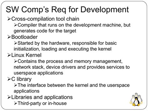 Introduction To Embedded Linux Device Driver And Firmware Ppsx Operating Systems Computer