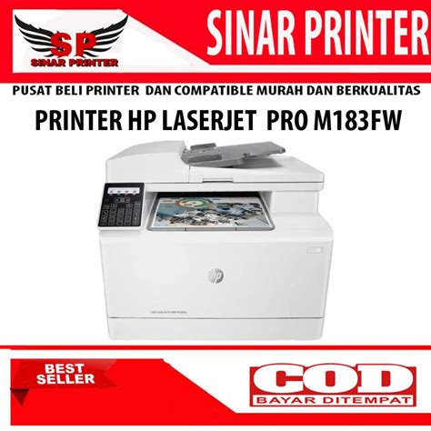 Jual Printer Hp Laserjet Pro Mfp M183fw M 183 Fw Siap Pakai Shopee Indonesia