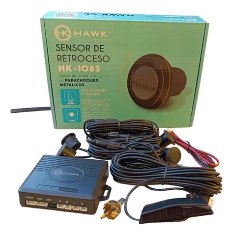 Sensor De Retroceso Hawk De Goma Para Parachoques Metalicos Cuotas