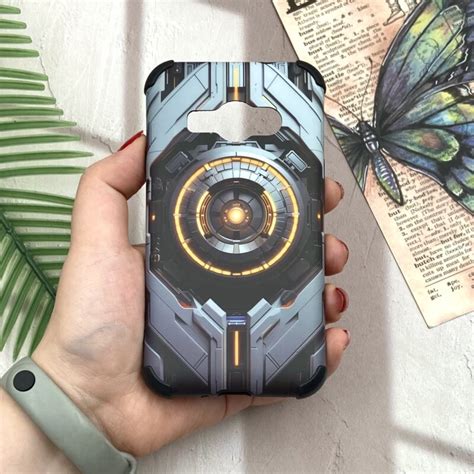 قاب گوشی Galaxy J1 Ace سامسونگ ایربگ دار ضد ضربه طرح مدار کد 32451