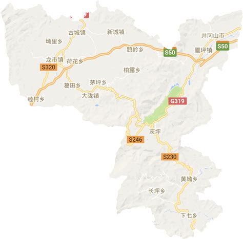 井冈山市高清卫星地图