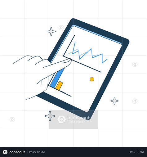 Data Reporting On Screen Animated Illustration Download In Json Lottie