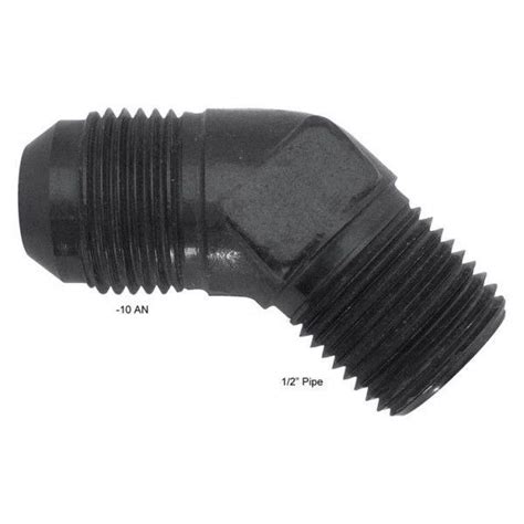 Black 45 Degree An Adapter Fittings Capital Motorsports Warehouse