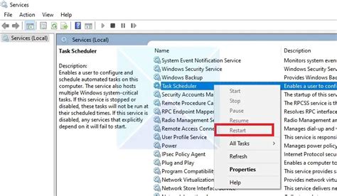 Task Scheduler An Error Has Occurred For The Task Fix