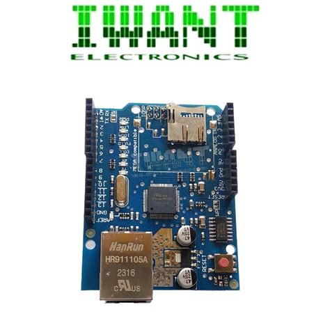 Jual Ethernet Shield W5100 Lan Arduino Compatible With Micro Sd Slot Shopee Indonesia