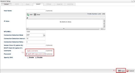 Connecting Draytek Broadband Routers To Optus Cable Service Draytek Faq