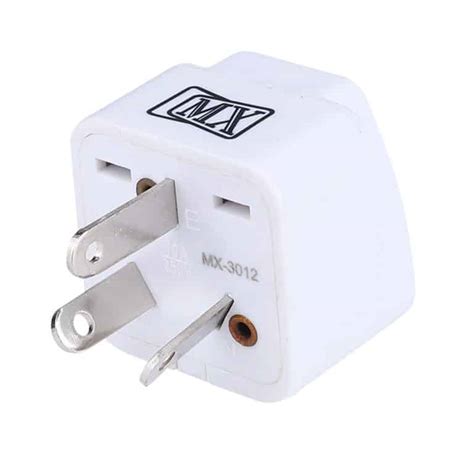 Mx 3 Pin Traveller Universal Socket Plug Type B Worldwide Travel Adaptor Multiplug