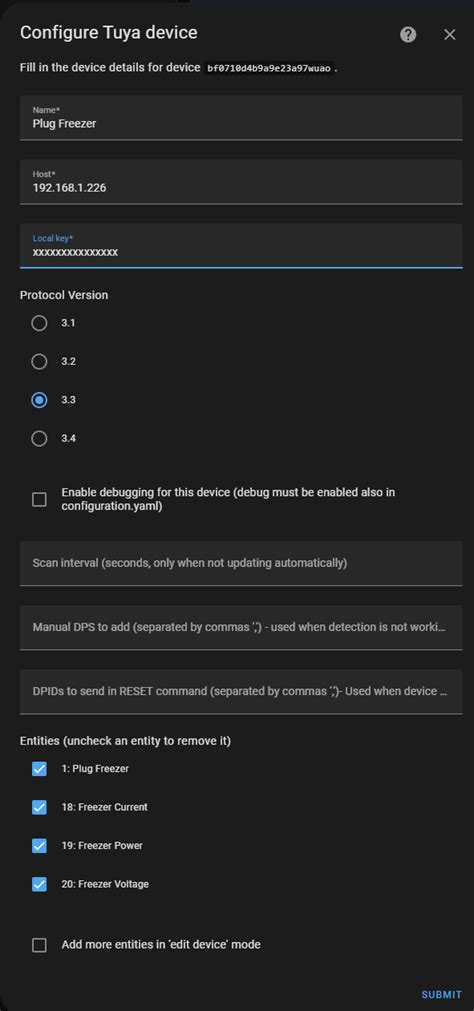 Local Tuya Configuration Issues Configuration Home Assistant Community