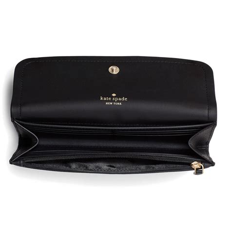 Spreesuki Kate Spade Long Wallet Rosie Large Flap Wallet Pebbled